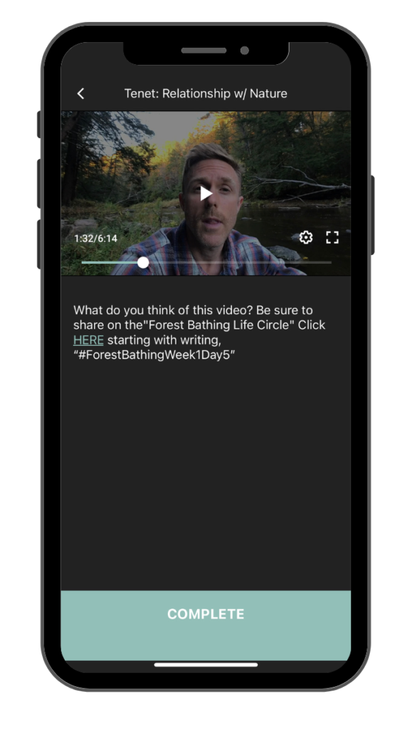 app screenshot - Nature Connection Guide